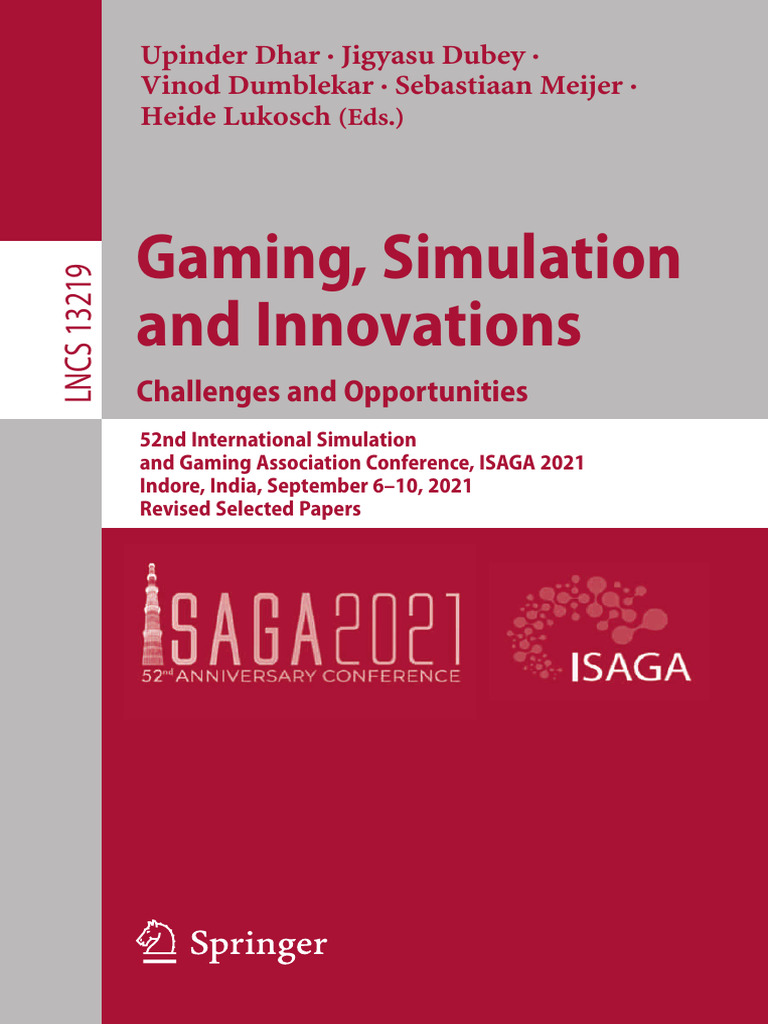 Gaming, Simulation and Innovations | PDF | Sustainability | Well Being