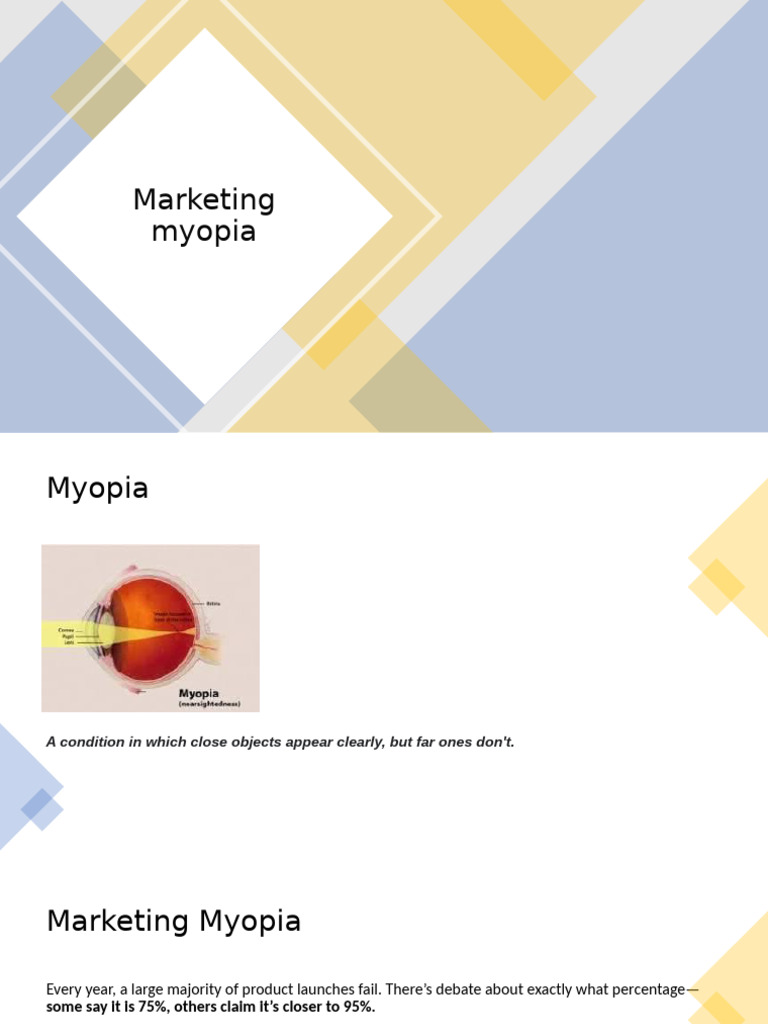 Marketing Myopia | PDF | Marketing | Myopia