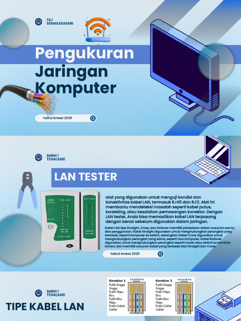 Alat Ukur Lan Tester Speedtes Opm Otdr | PDF
