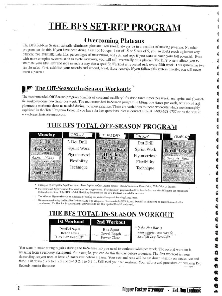 The BFS Set-Rep System | PDF