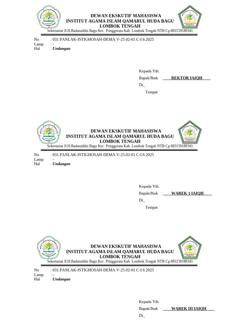 Amplop Dema Iaiqh | PDF
