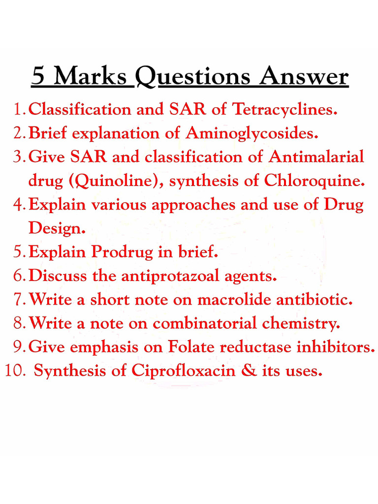Medicinal Chem 10+ Abcd | PDF