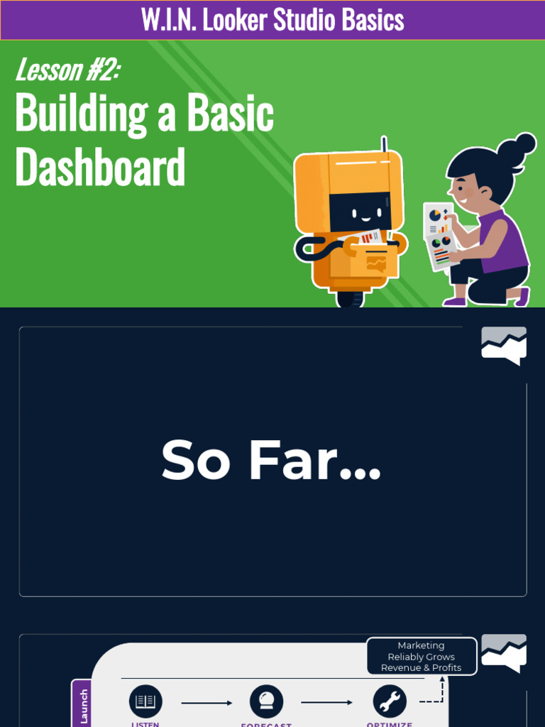 W.I.N. Looker Studio Basics - Lesson 2 | PDF