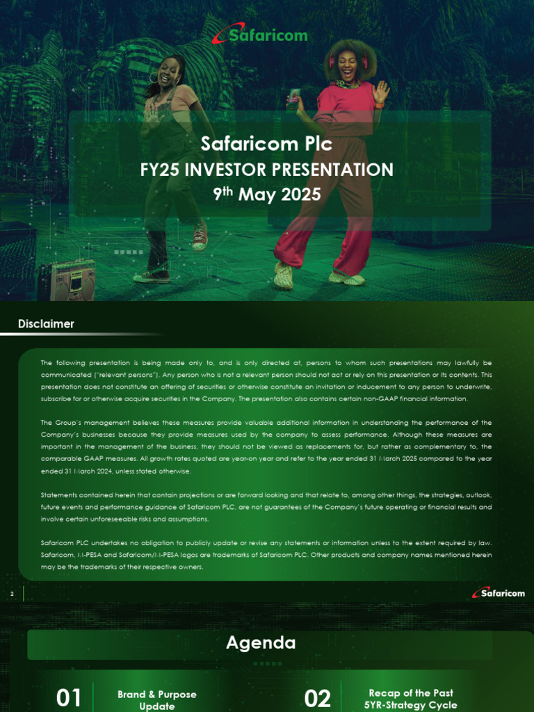 FY25 Investor Presentation 9 May 2025 R | PDF | Economies