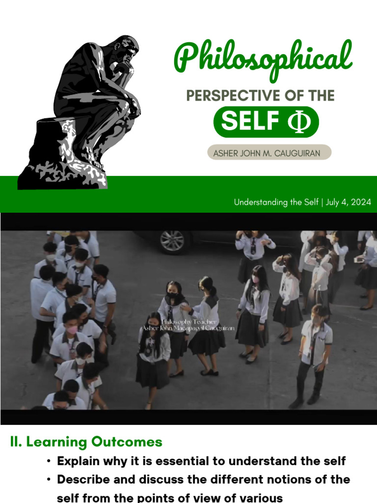 UPDATED M1 Philosophical Perspective of The Self | PDF | Soul | Experience