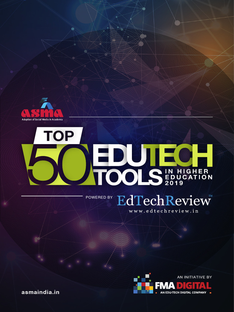 Top 50 Edutech Tools in Higher Education 2019 | PDF | Educational Technology | Artificial ...