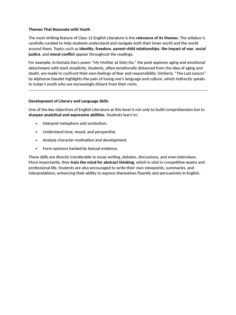 Themes That Resonate With Youth | PDF