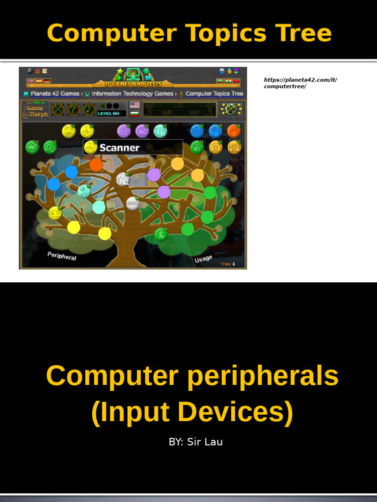 LESSON 3 - Computer peripherals (Input Devices) | PDF | Computer Keyboard | Cursor (User Interface)