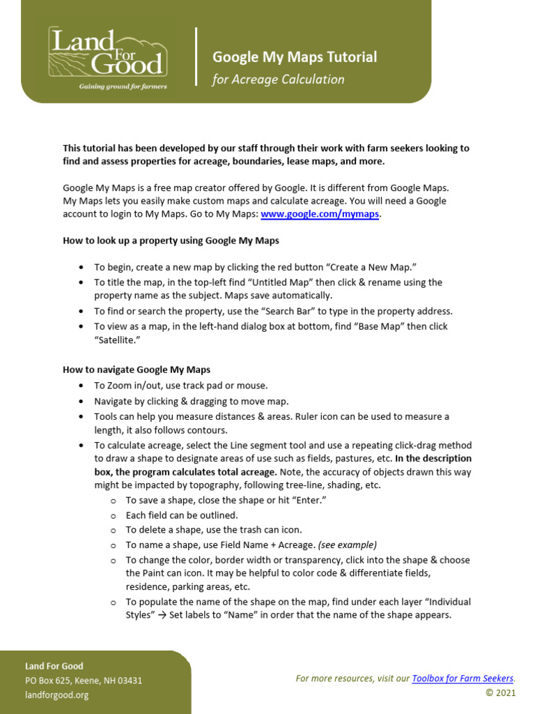 LFG How To Use Google My Maps | PDF | Map | Software