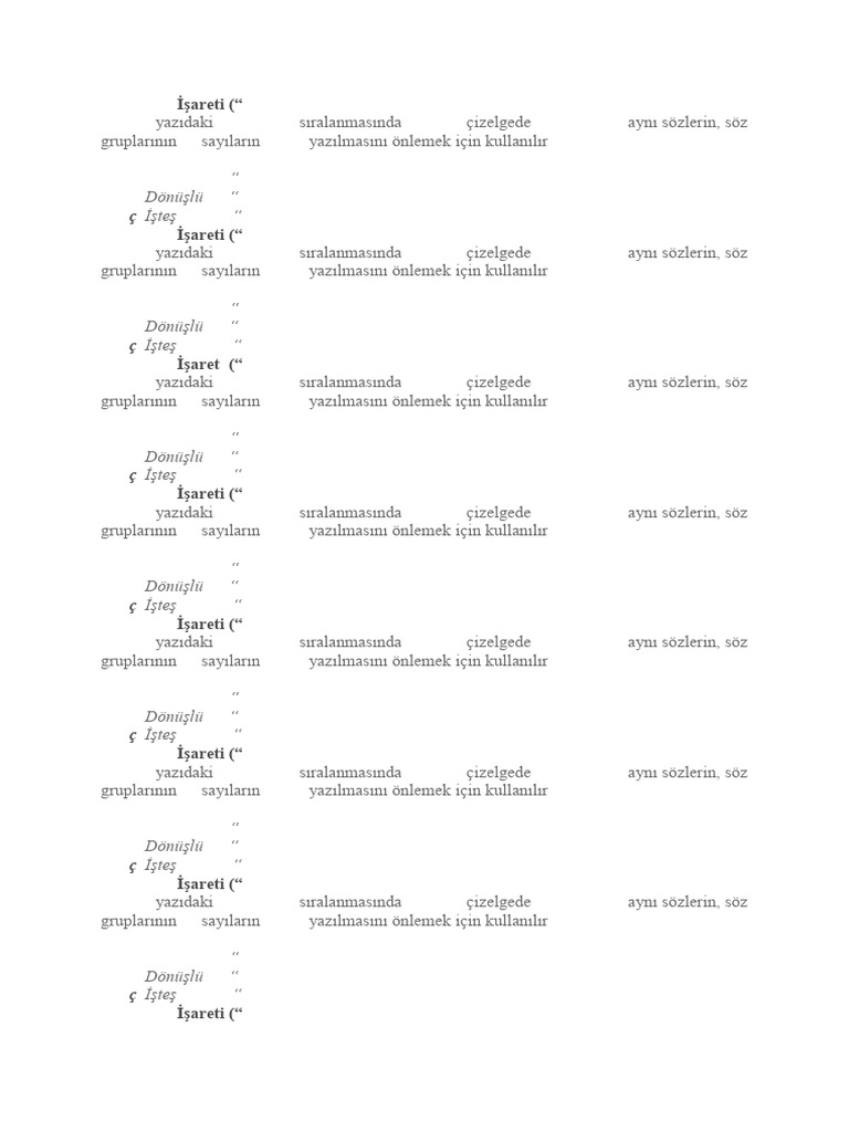 Denden İşareti | PDF