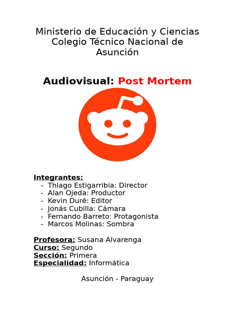 Guiontecnico Postmortem | PDF