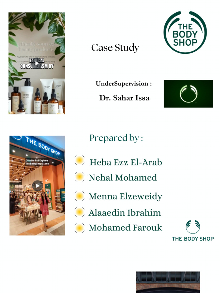 Body Shop Case Study | PDF