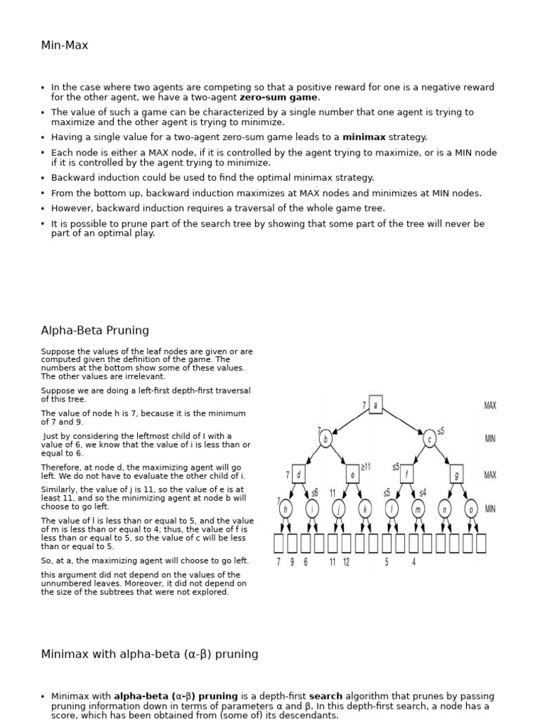 Min Max Alpha Beta Poole | PDF | Algorithms | Algorithms And Data Structures