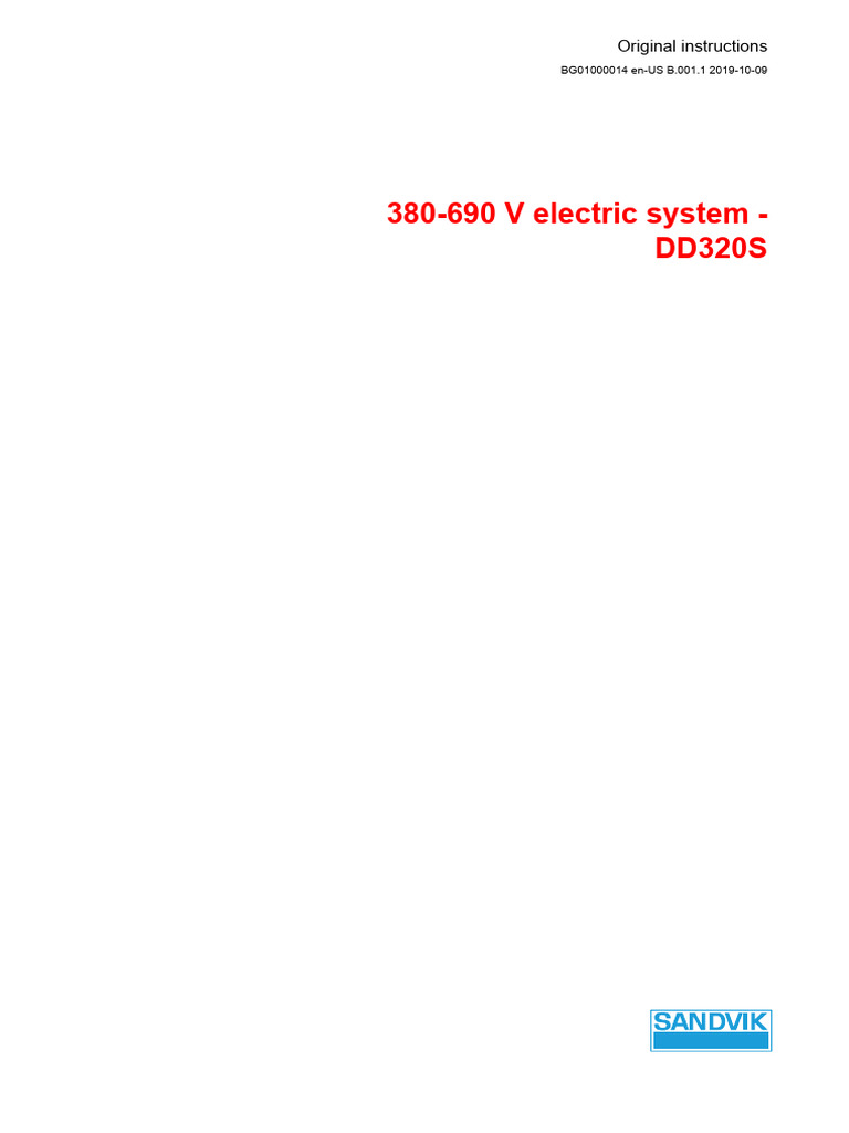 Electric Circuits For DD320s | PDF | Power Supply | Switch