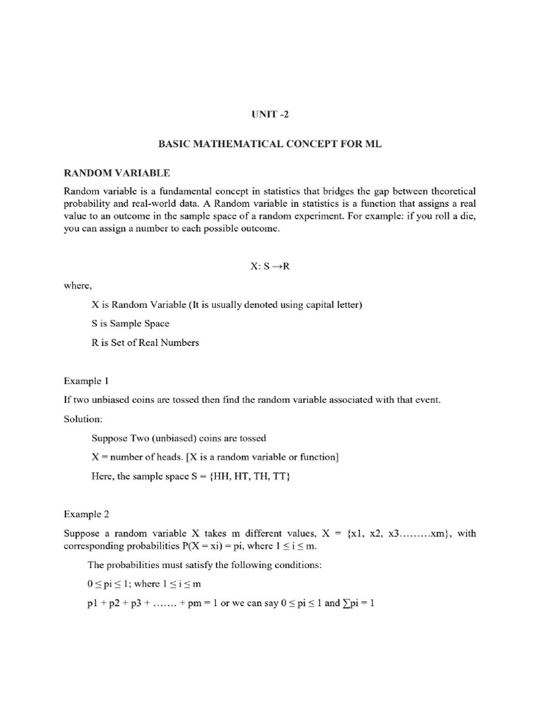 Unit II - ML | PDF