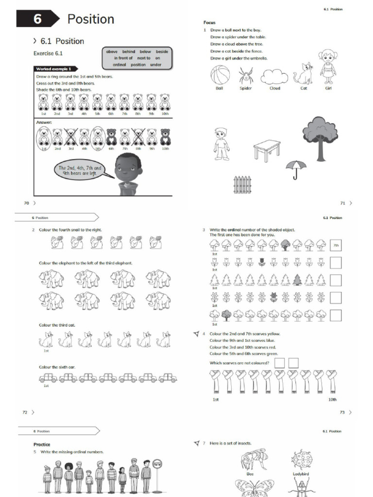 Grade 1 WorkBook Maths Unit 6 | PDF
