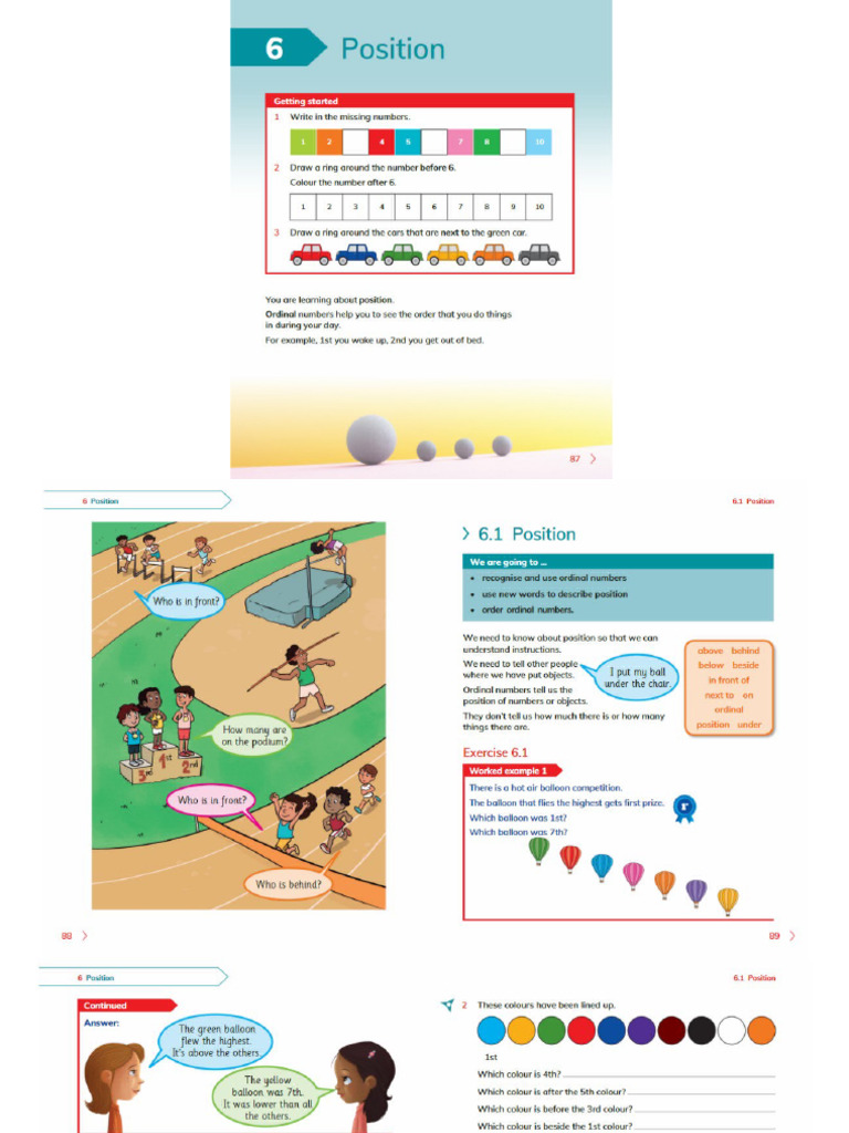 Grade 1 Learners Book Maths Unit 6 | PDF
