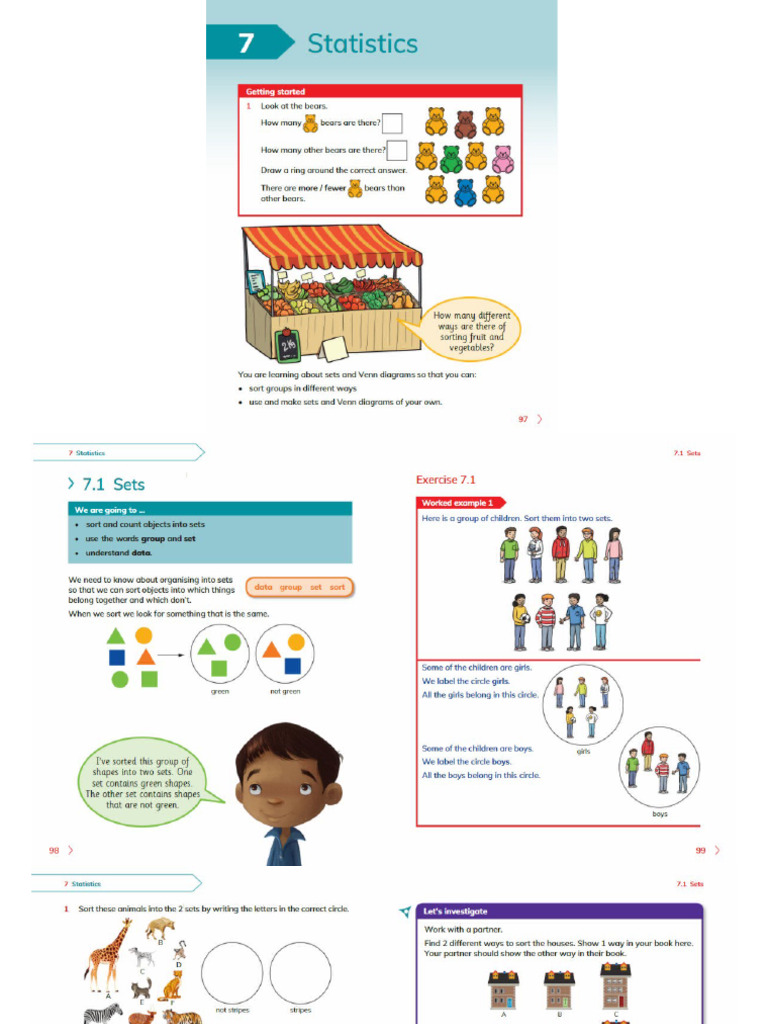 Grade 1 Learners Book Maths Unit 7 | PDF