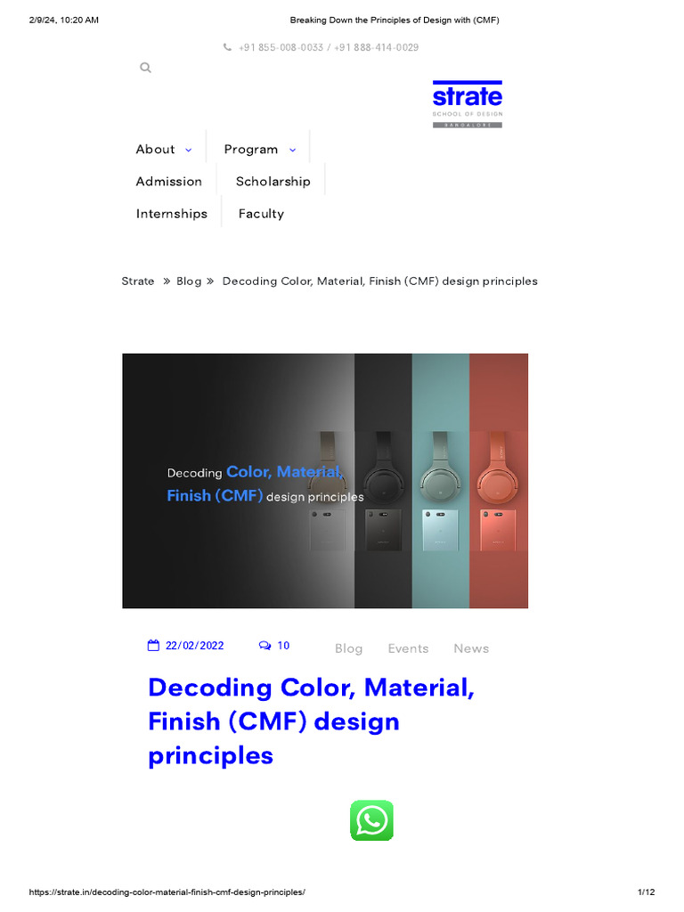 Breaking Down The Principles of Design With (CMF) | PDF | Color | Brand