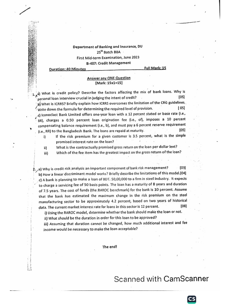 8th Sem Previous Question | PDF