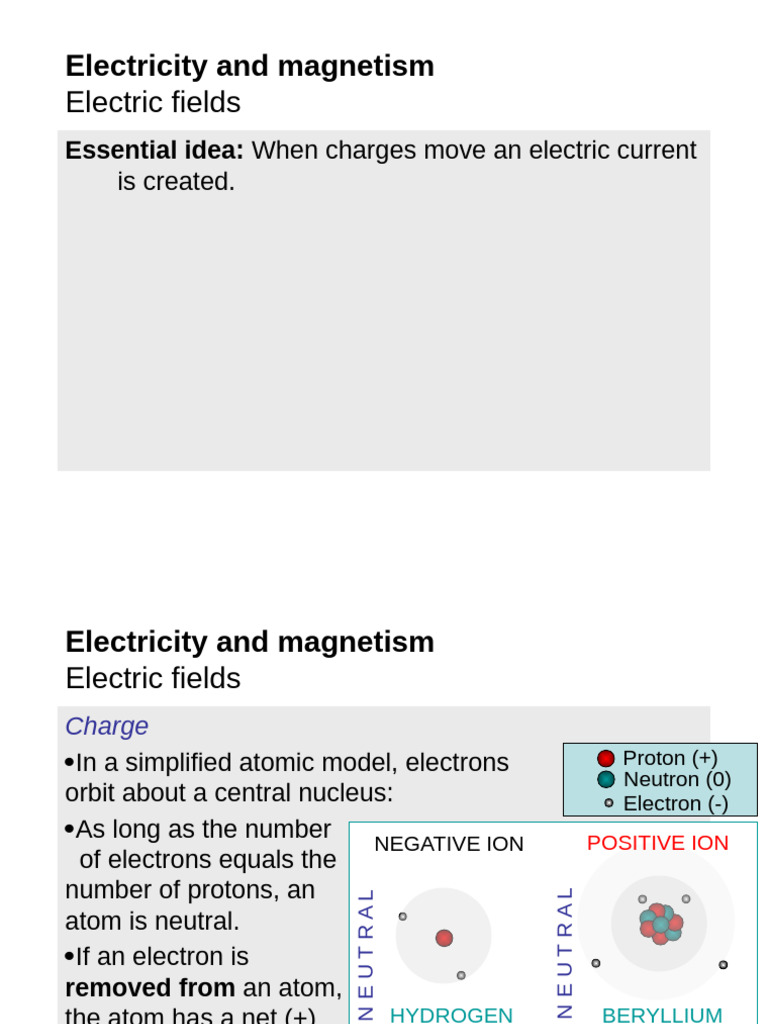 M2022 - Electric Fields | PDF | Electronvolt | Electric Field