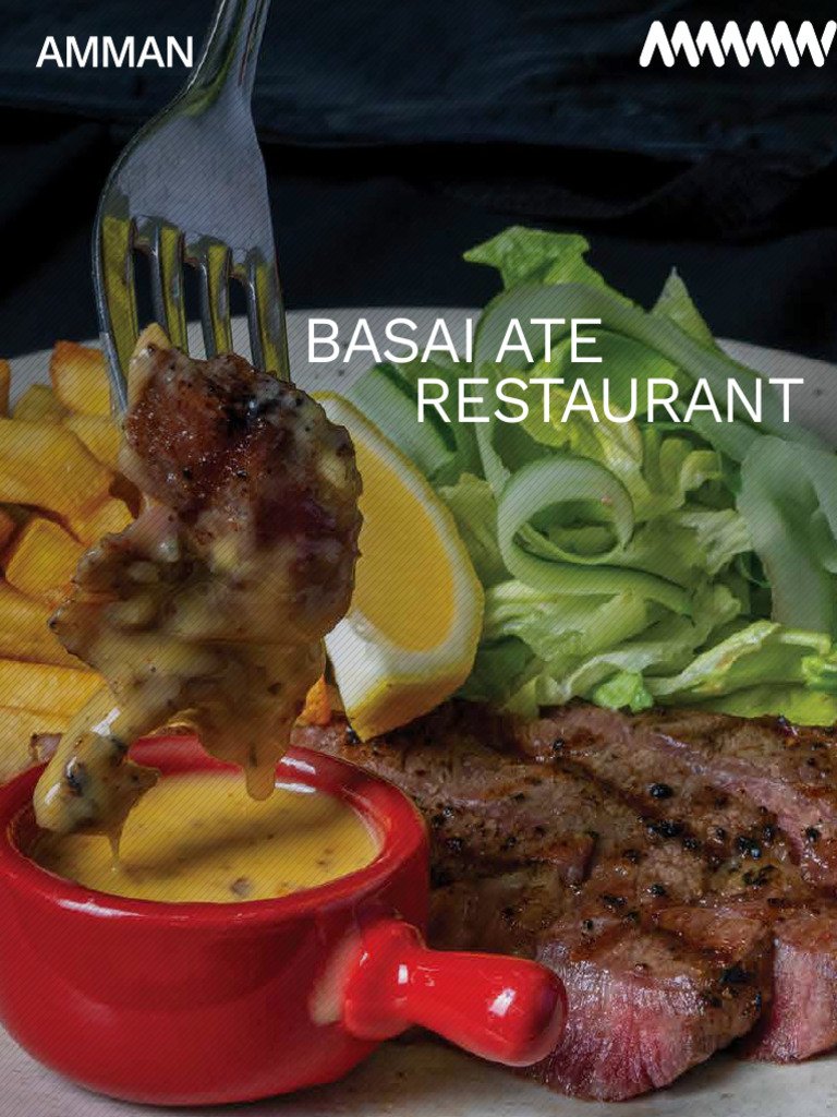 Basai Ate Restaurant Menu Overview | PDF | Steak | Hamburgers