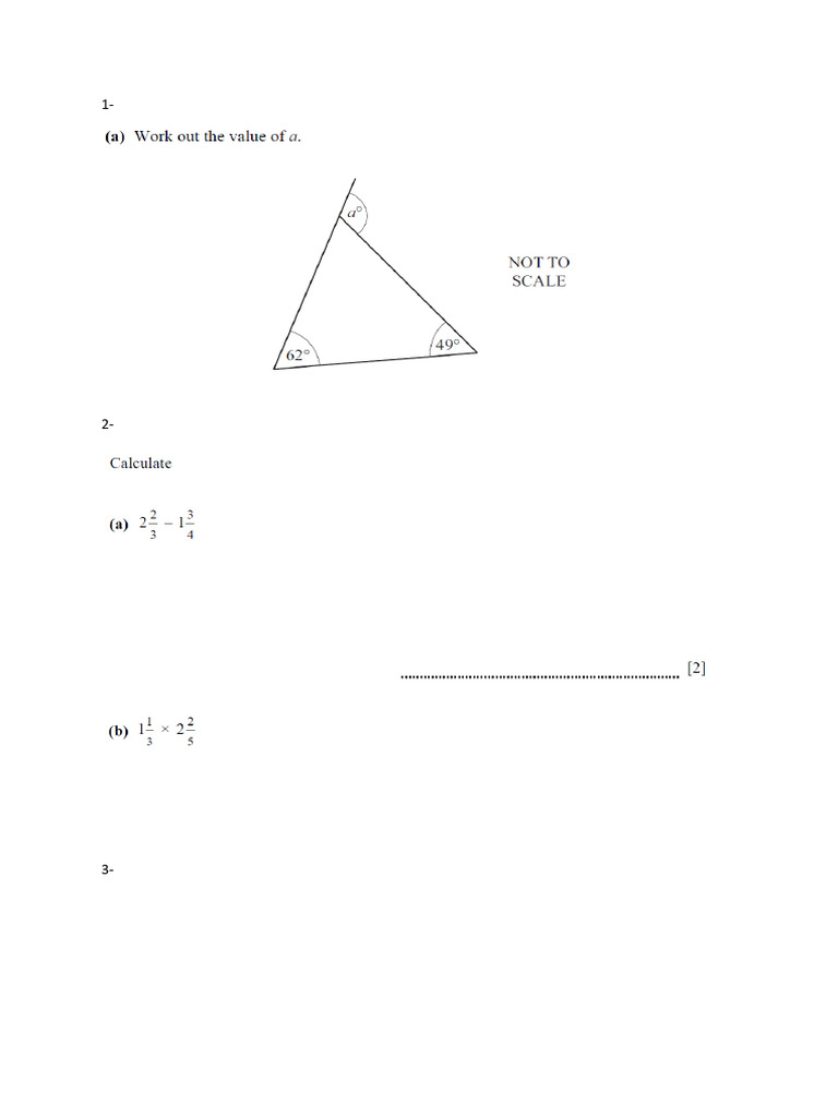 Revision Sheet | PDF