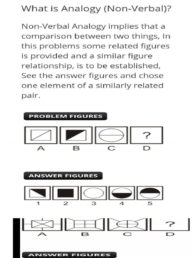 Non Verbal Reasoning | PDF