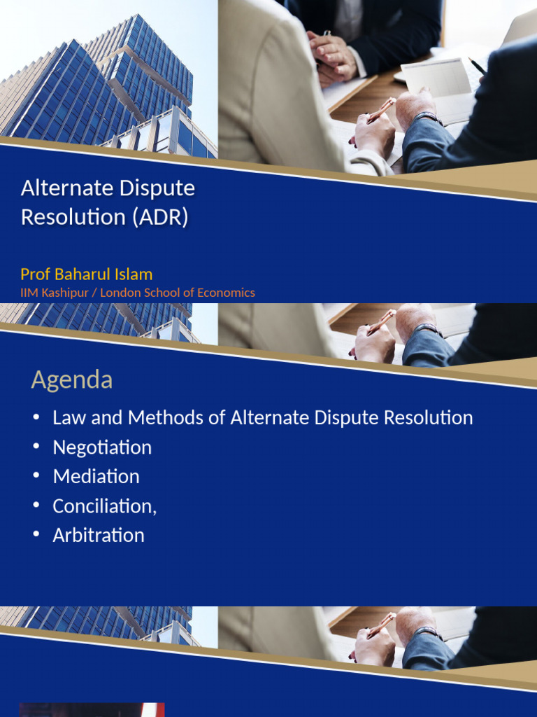 LAB IMT - Session 4 - Alternate Dispute Resolution | PDF | Alternative Dispute Resolution ...