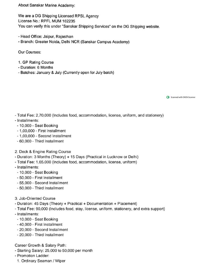 Course Details | PDF