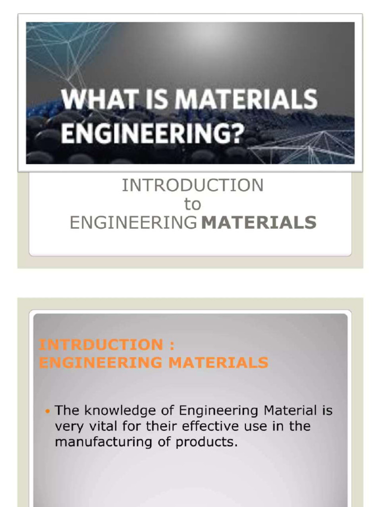 Introduction To Engineering MATERIALS 1734410638 | PDF