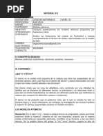 Modelo atómico de Nagaoka y Saturnino | PDF | Átomos | Núcleo atómico