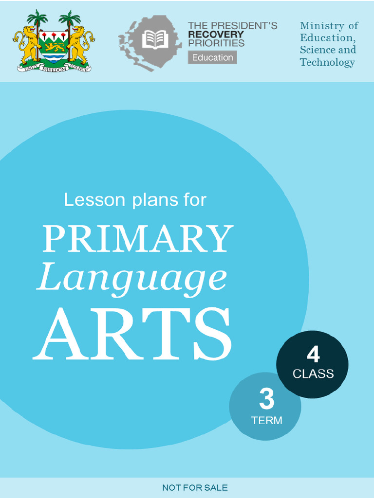 Lesson Plans For Primary 4 Language Arts Term 3 | PDF | Curriculum ...