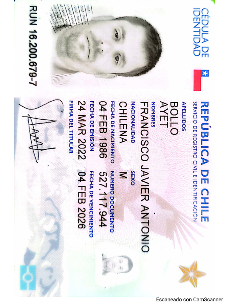 Cedula Francisco Bollo | PDF