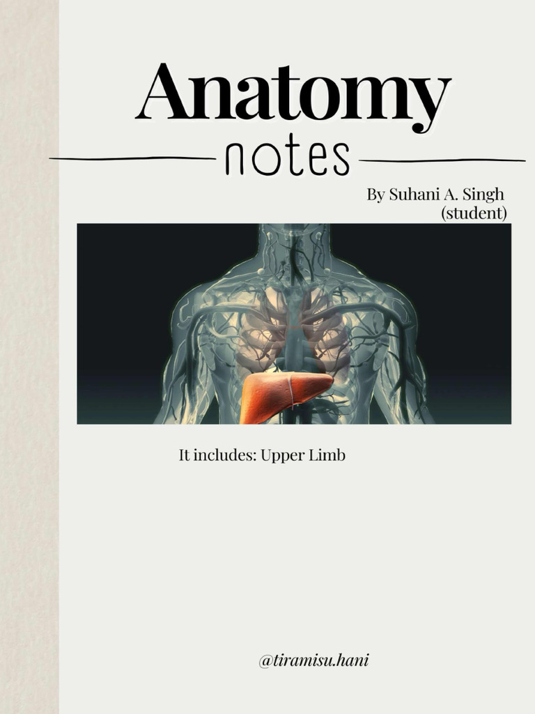 Upper Limb by Suhani A. Singh | PDF