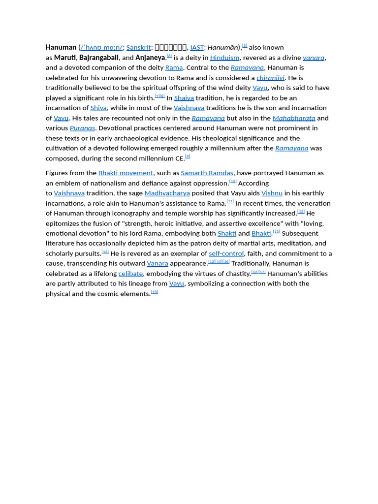 Hanuman | PDF