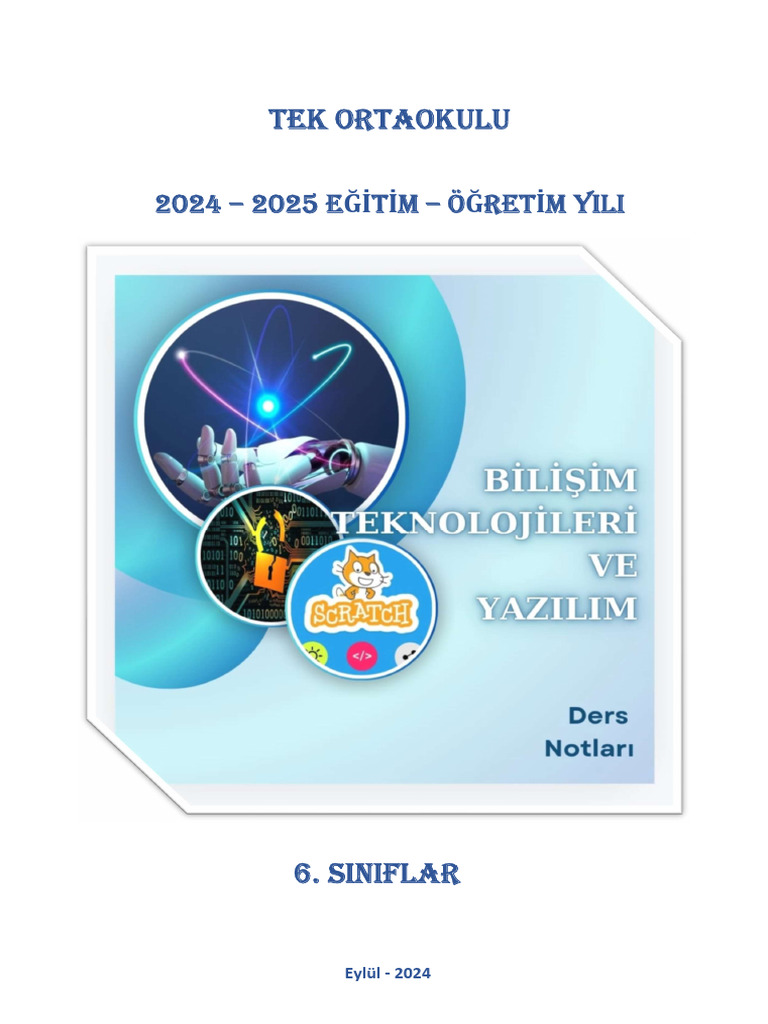 6-Bty Ders Notlari-2024 | PDF