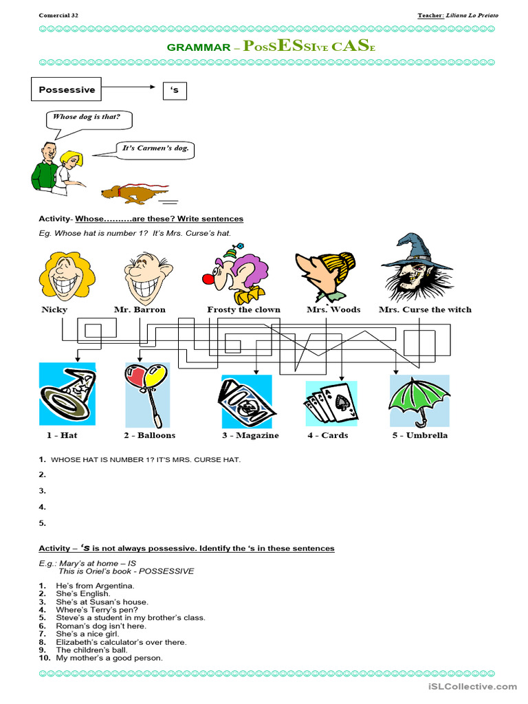 Possessive Case | PDF