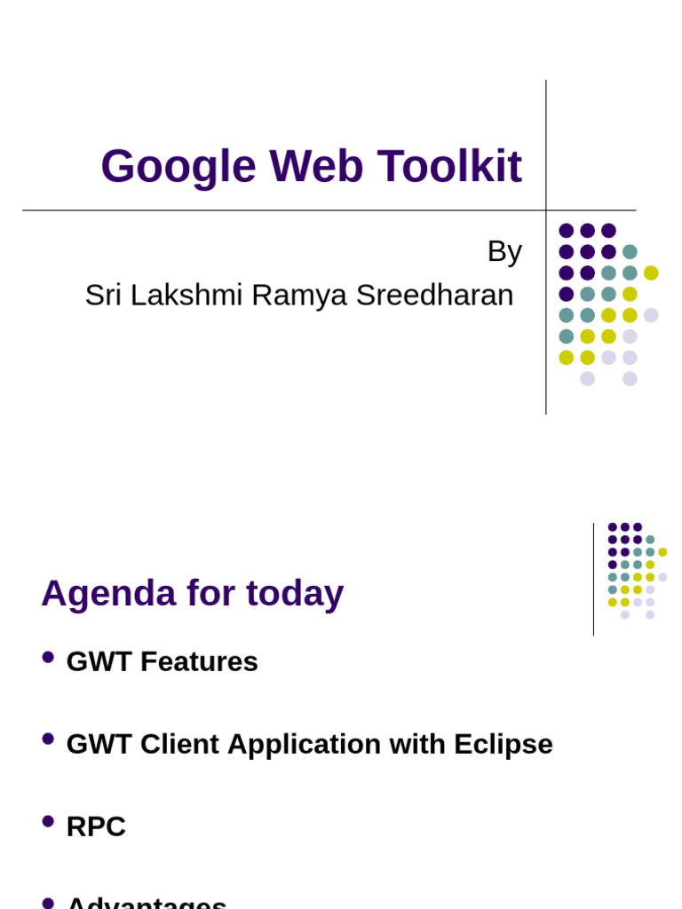 Google Web Toolkit | PDF | World Wide Web | Internet & Web