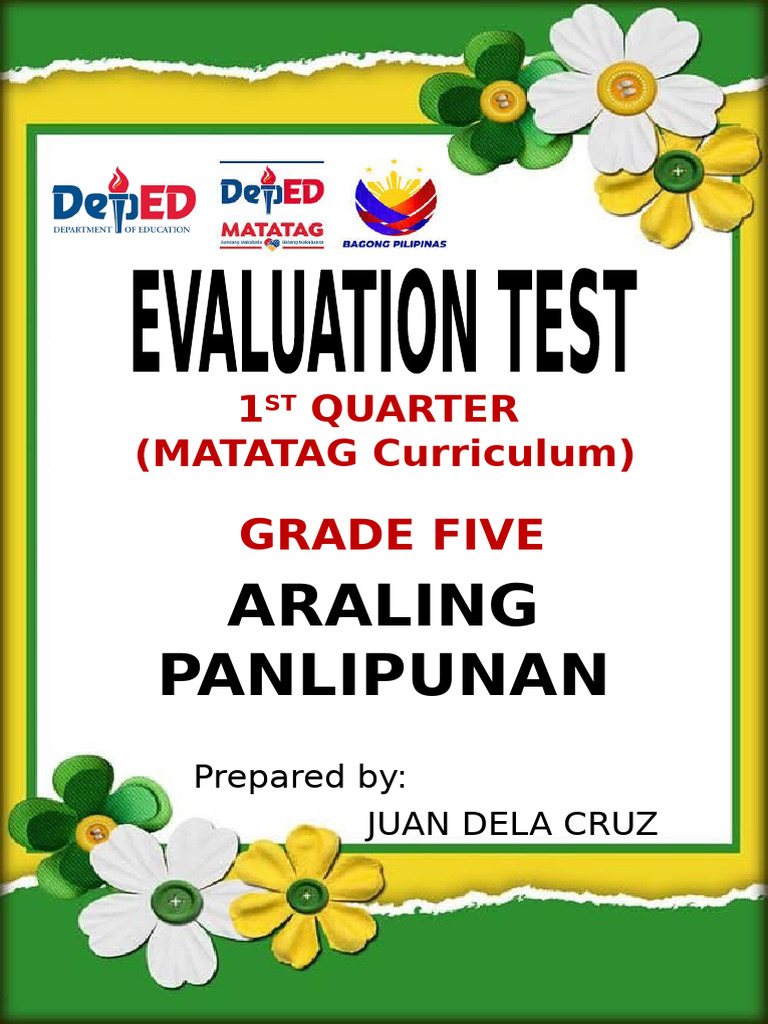 q1g5 AP Evaluation Sheet w5 | PDF