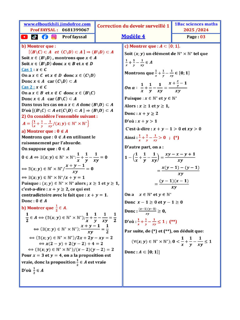 Correction Exam | PDF