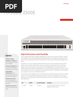 Datasheet Fortigate FG-2600F | PDF | Computer Security | Security