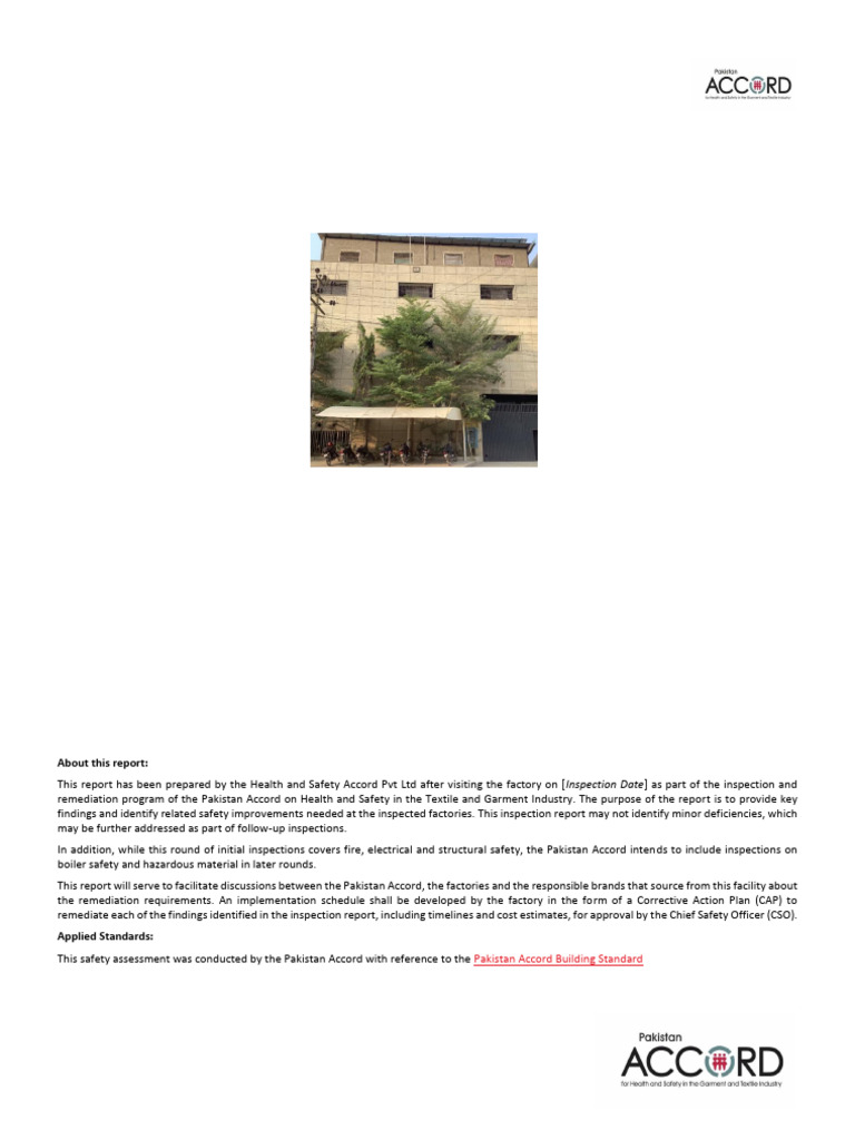Knittex Garments Fire Safety Report | PDF | Door | Stairs