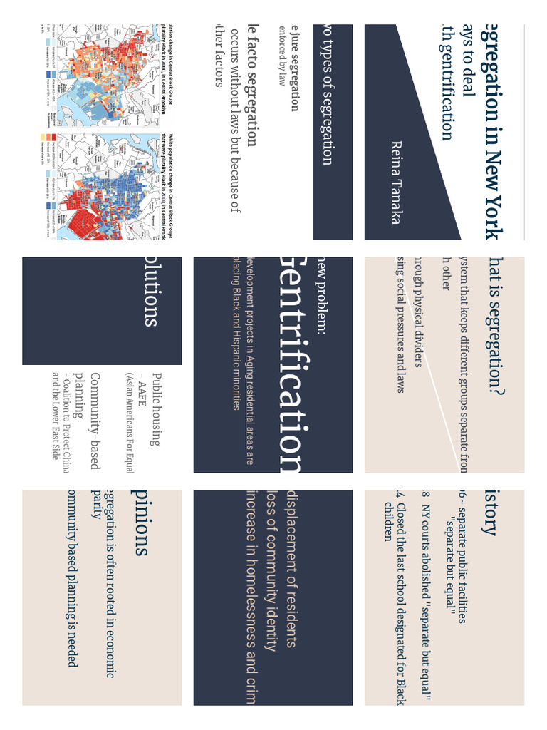 De Facto Segregation in New York City-2 | PDF