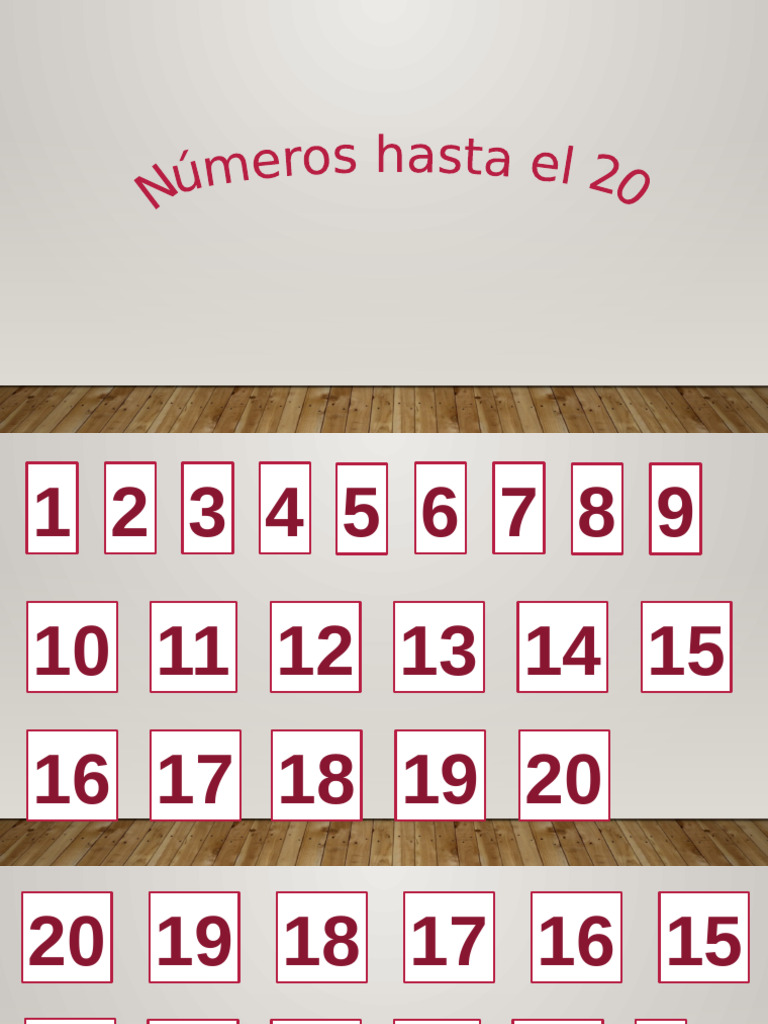 Numeros Hasta El 15 | PDF