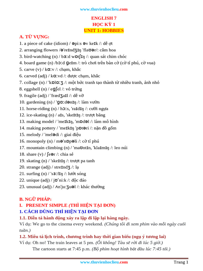 Unit 1 - L P 7 P2 Key | PDF