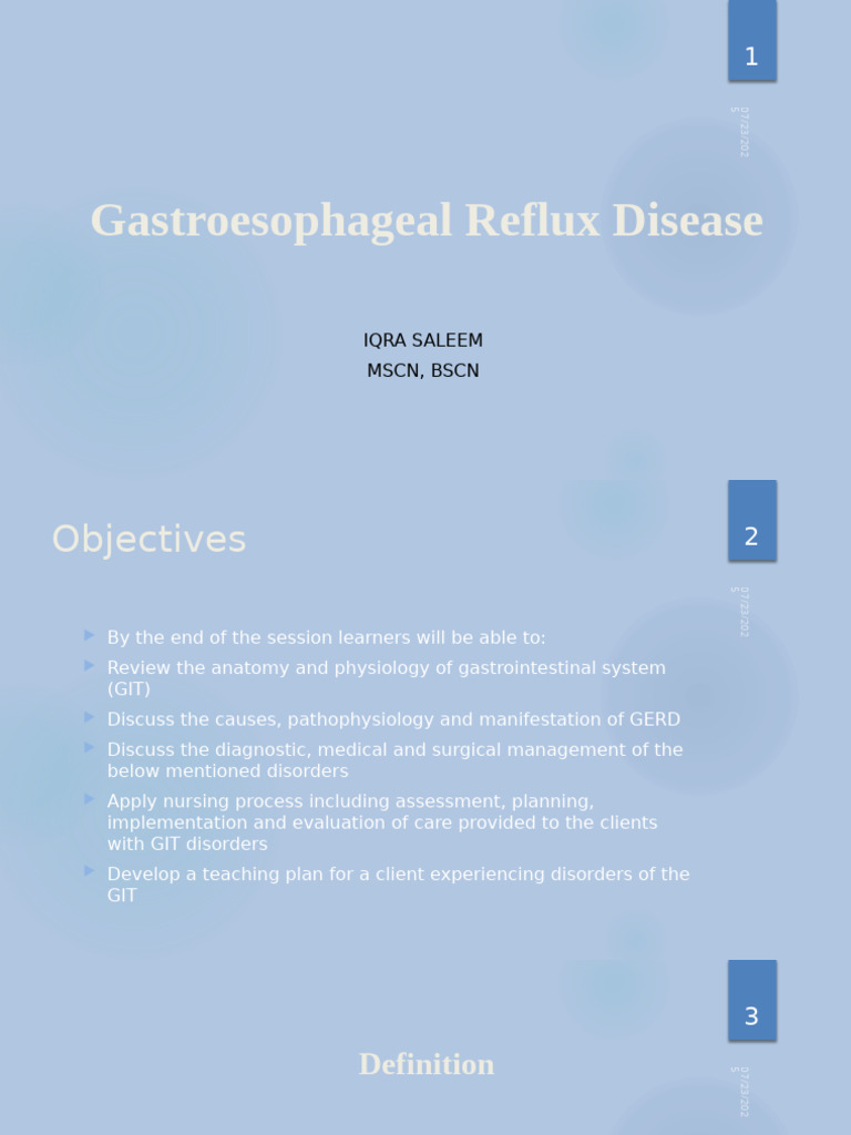 Understanding Gastroesophageal Reflux Disease | PDF | Gastroesophageal ...