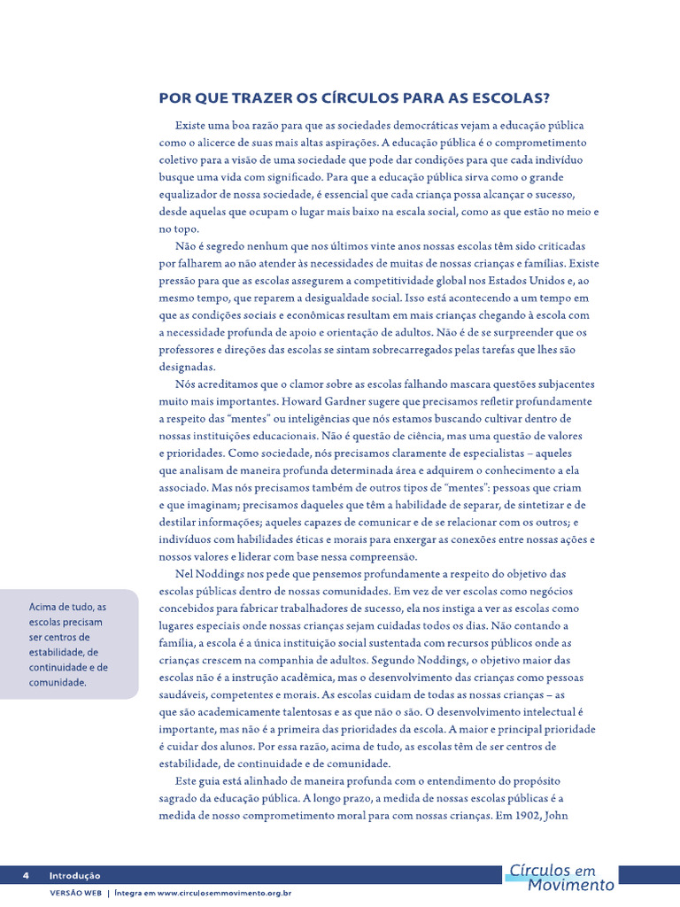 U1 - Por Que Trazer Os CCP para Escolas | PDF