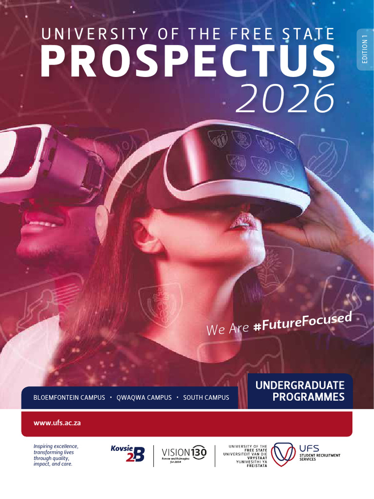 Ufs 2026 Ug Prospectus | PDF | Accounting | Teachers