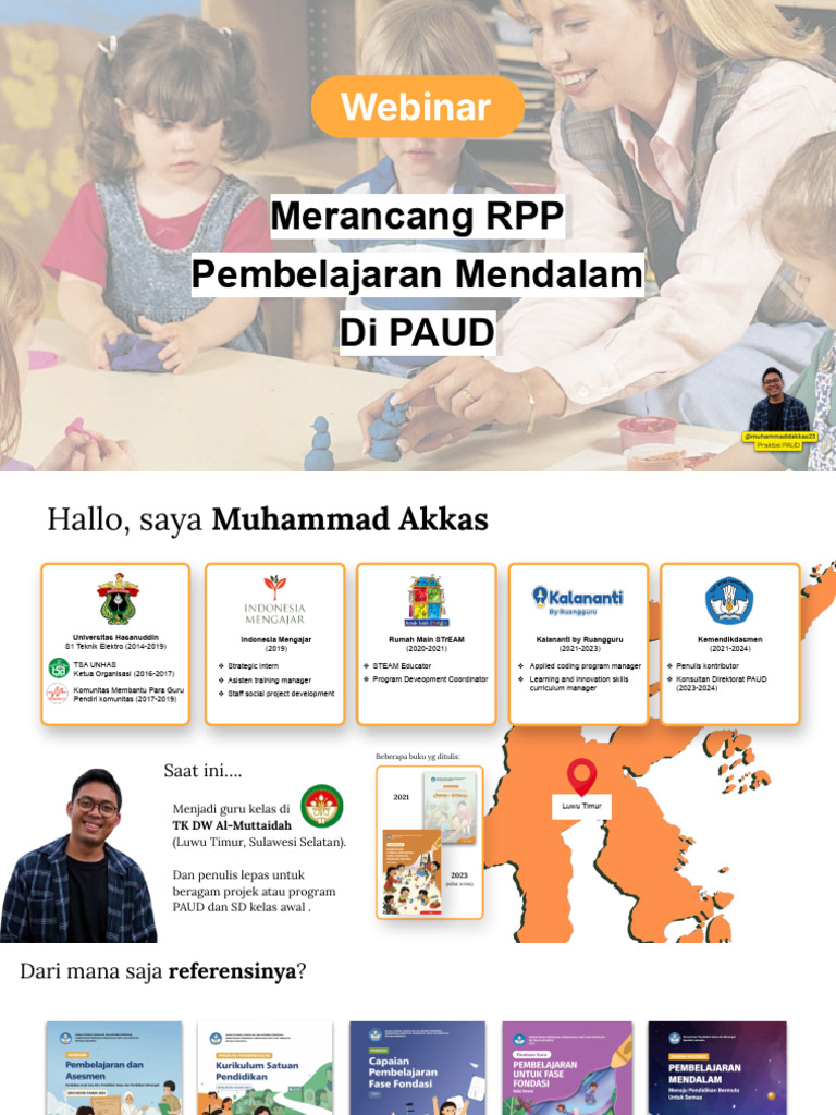 RPP Pembelajaran Mendalam PAUD | PDF